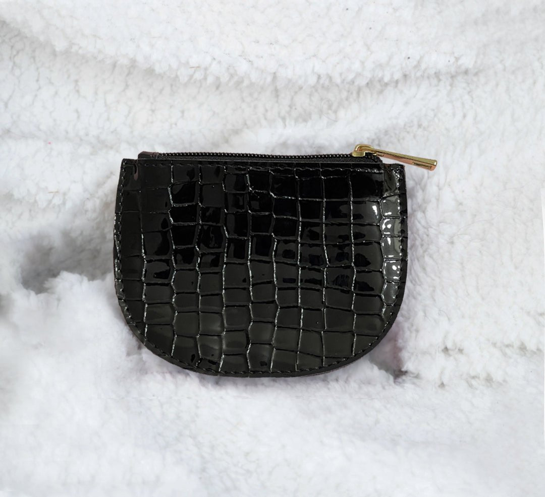 Crocodile Embossed Coin Purse FD - Negative Apparel